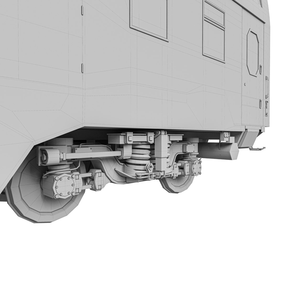 Double-decker Wagon 61-4492 3D Model - TurboSquid 1965530
