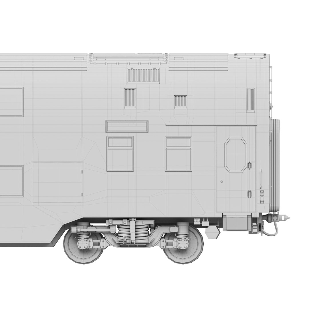 Double-decker Wagon 61-4492 3D Model - TurboSquid 1965530