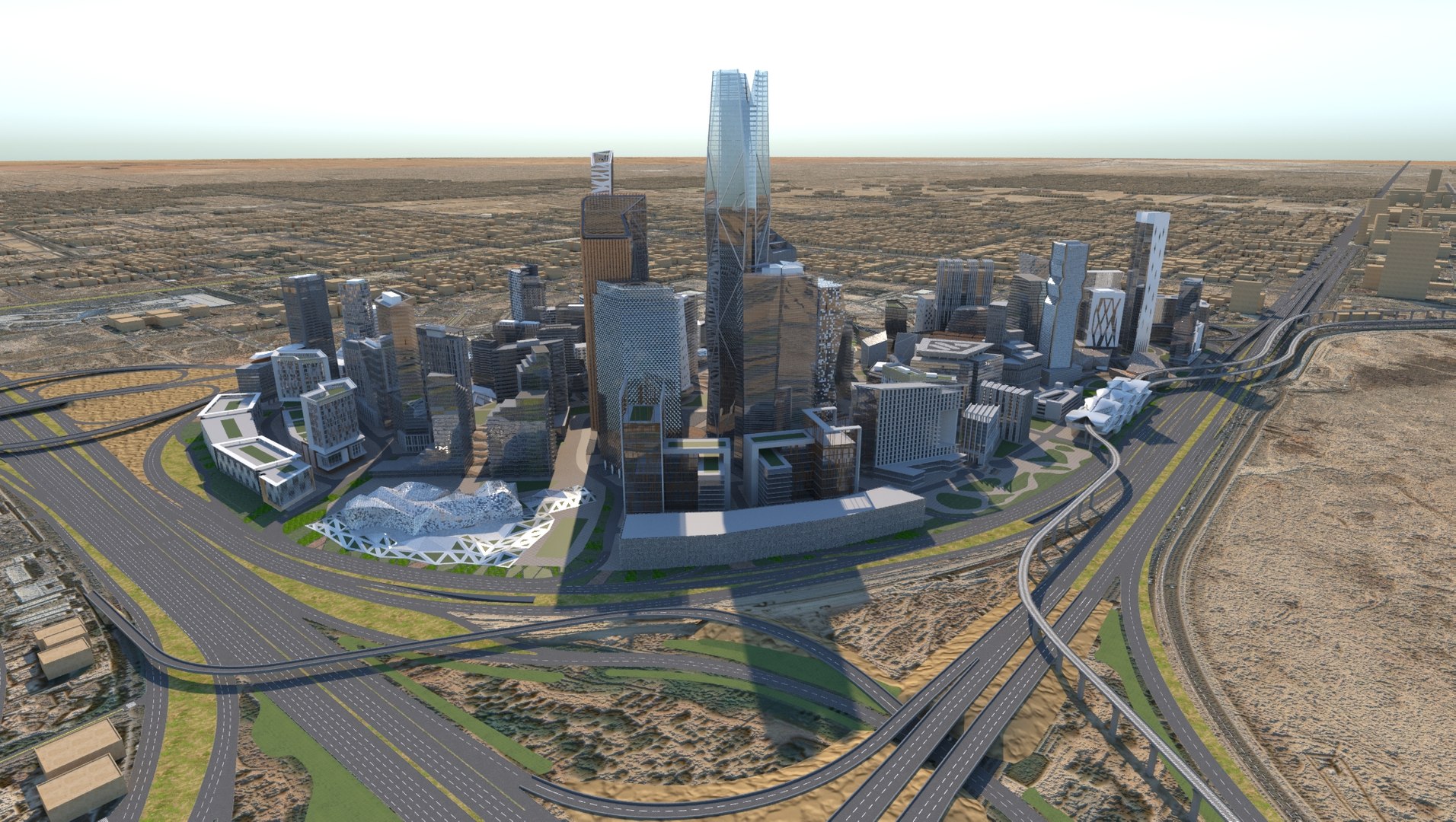 3D Model Riyadh 3d Model - TurboSquid 2068641