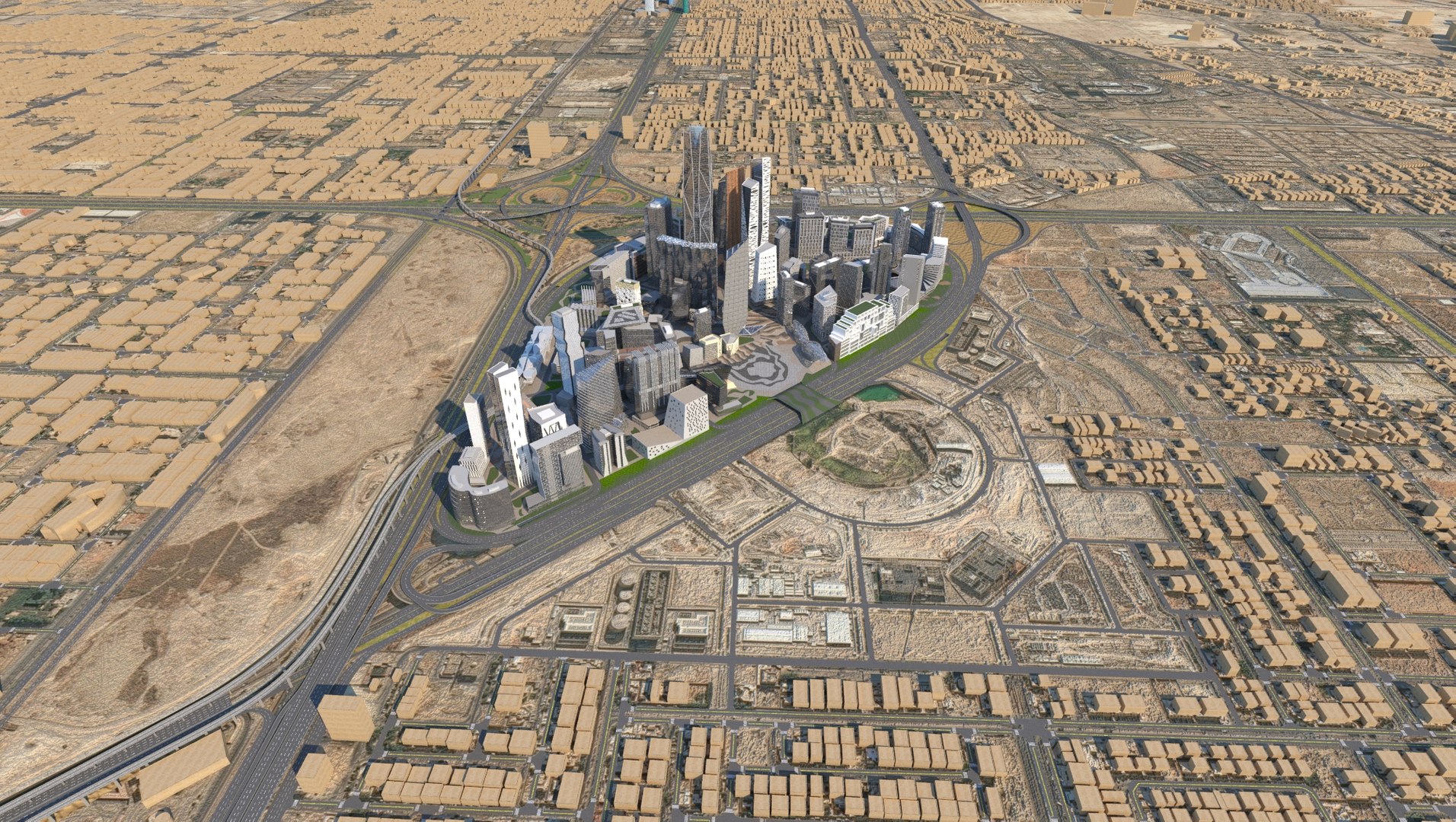 3D Model Riyadh 3d Model - TurboSquid 2068641
