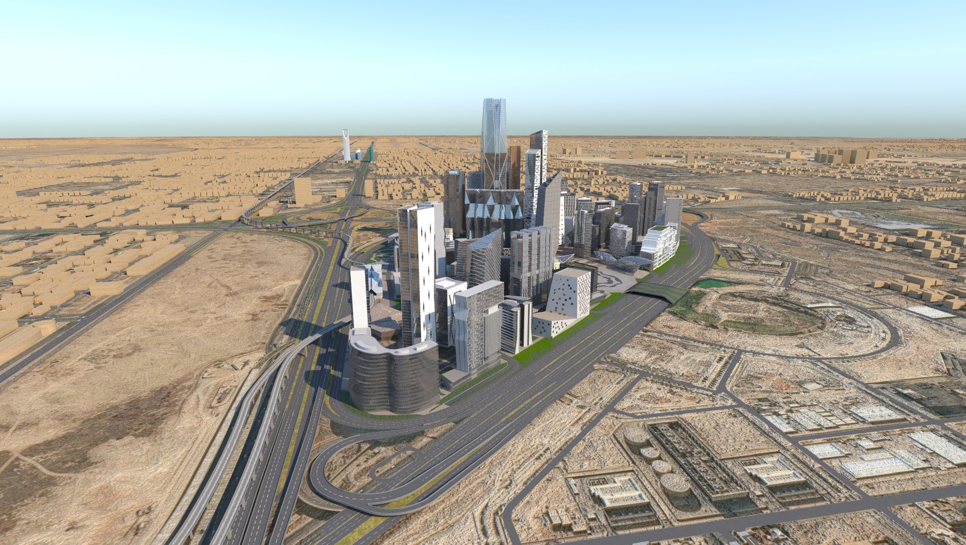 3D Model Riyadh 3d Model - TurboSquid 2068641