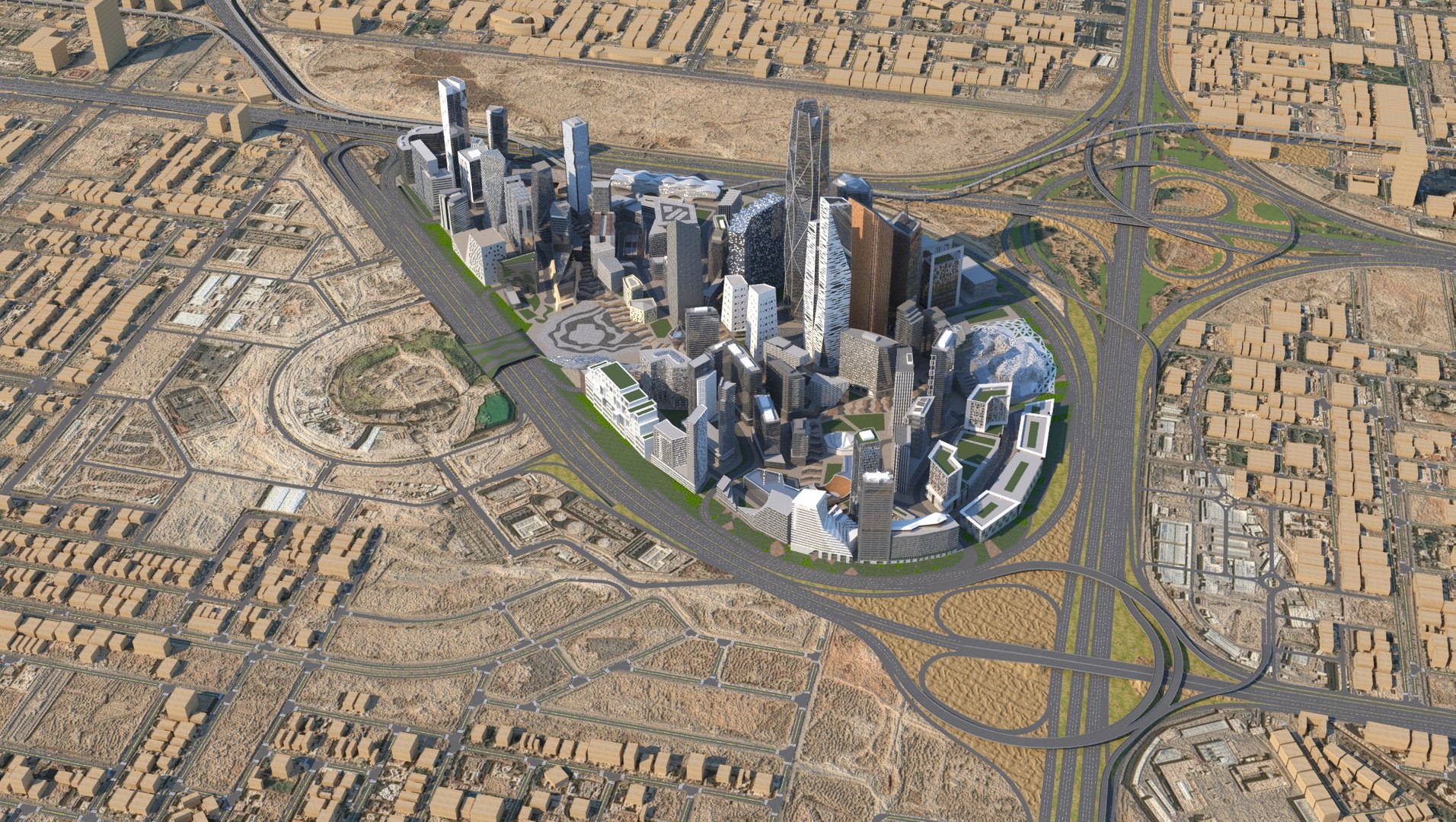 3D Model Riyadh 3d Model - TurboSquid 2068641