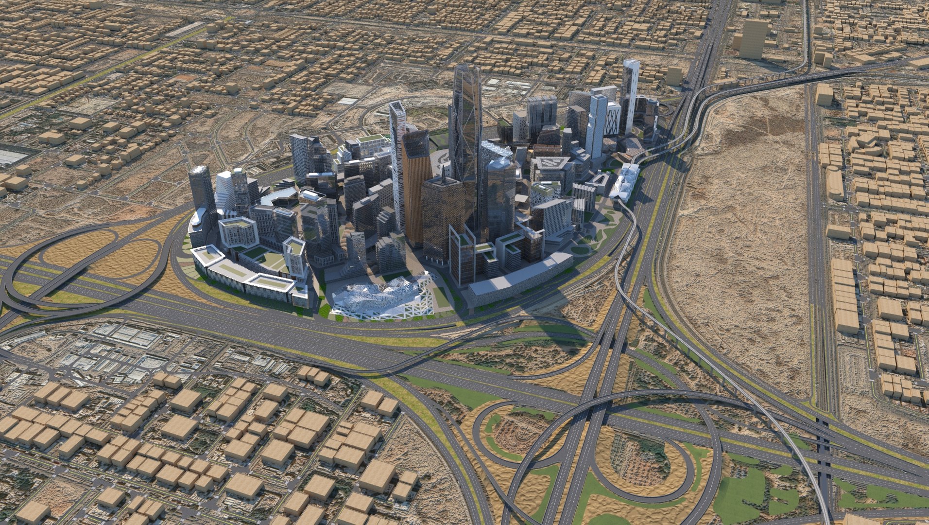 3D Model Riyadh 3d Model - TurboSquid 2068641