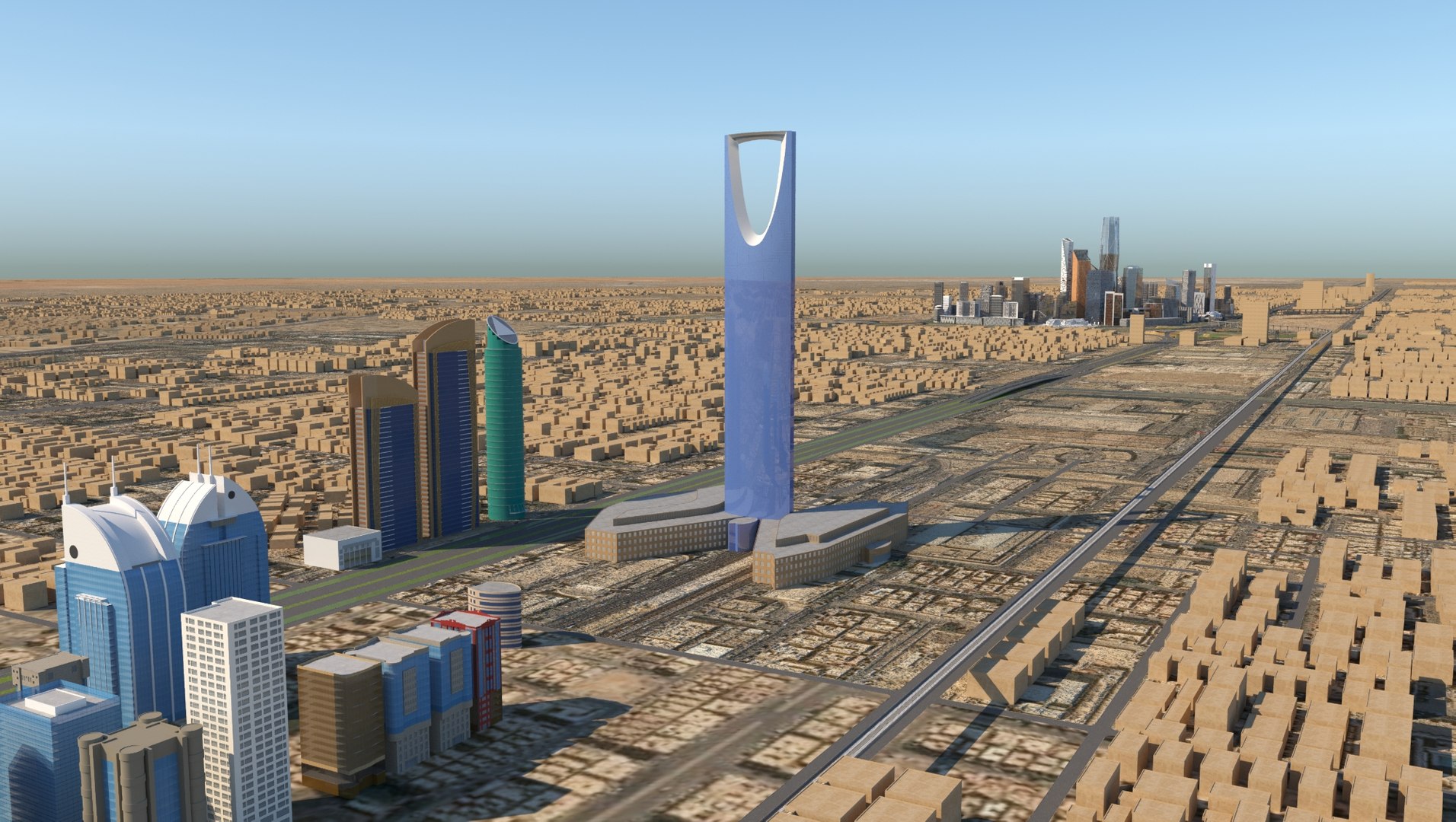 3D Model Riyadh 3d Model - TurboSquid 2068641