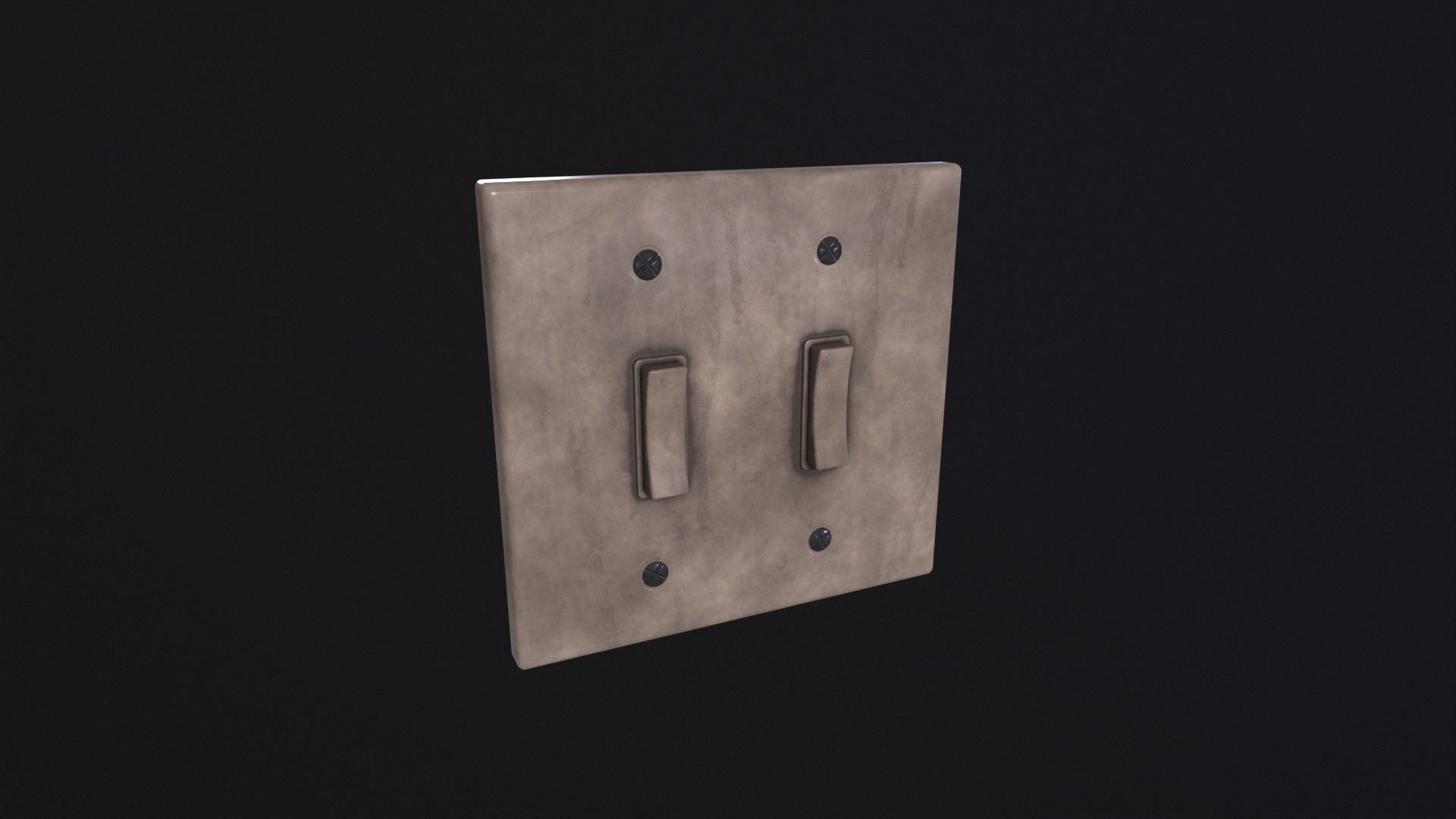 3D Standard Light Switch - TurboSquid 2155876
