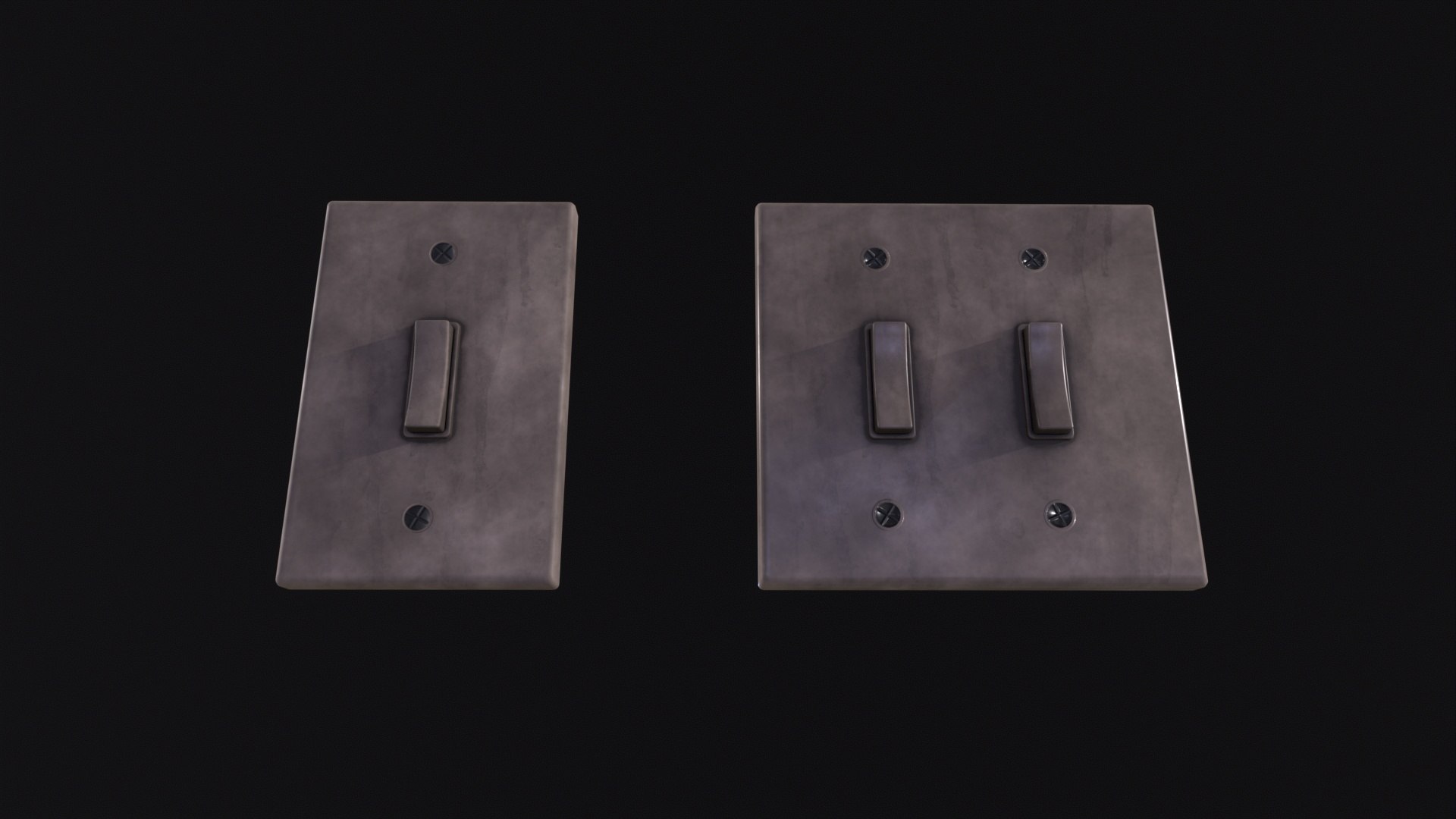 3D Standard Light Switch - TurboSquid 2155876
