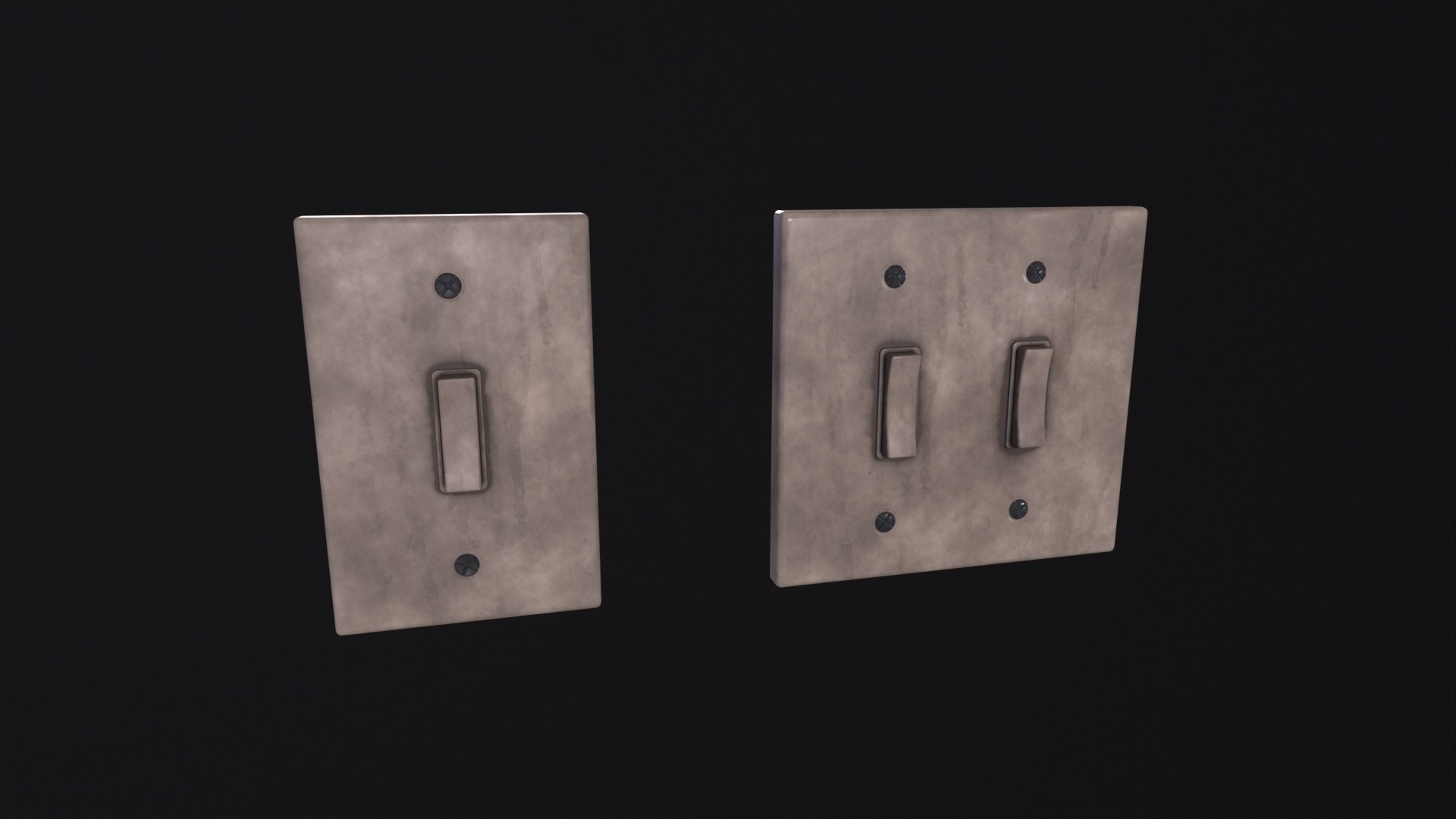 3D Standard Light Switch - TurboSquid 2155876