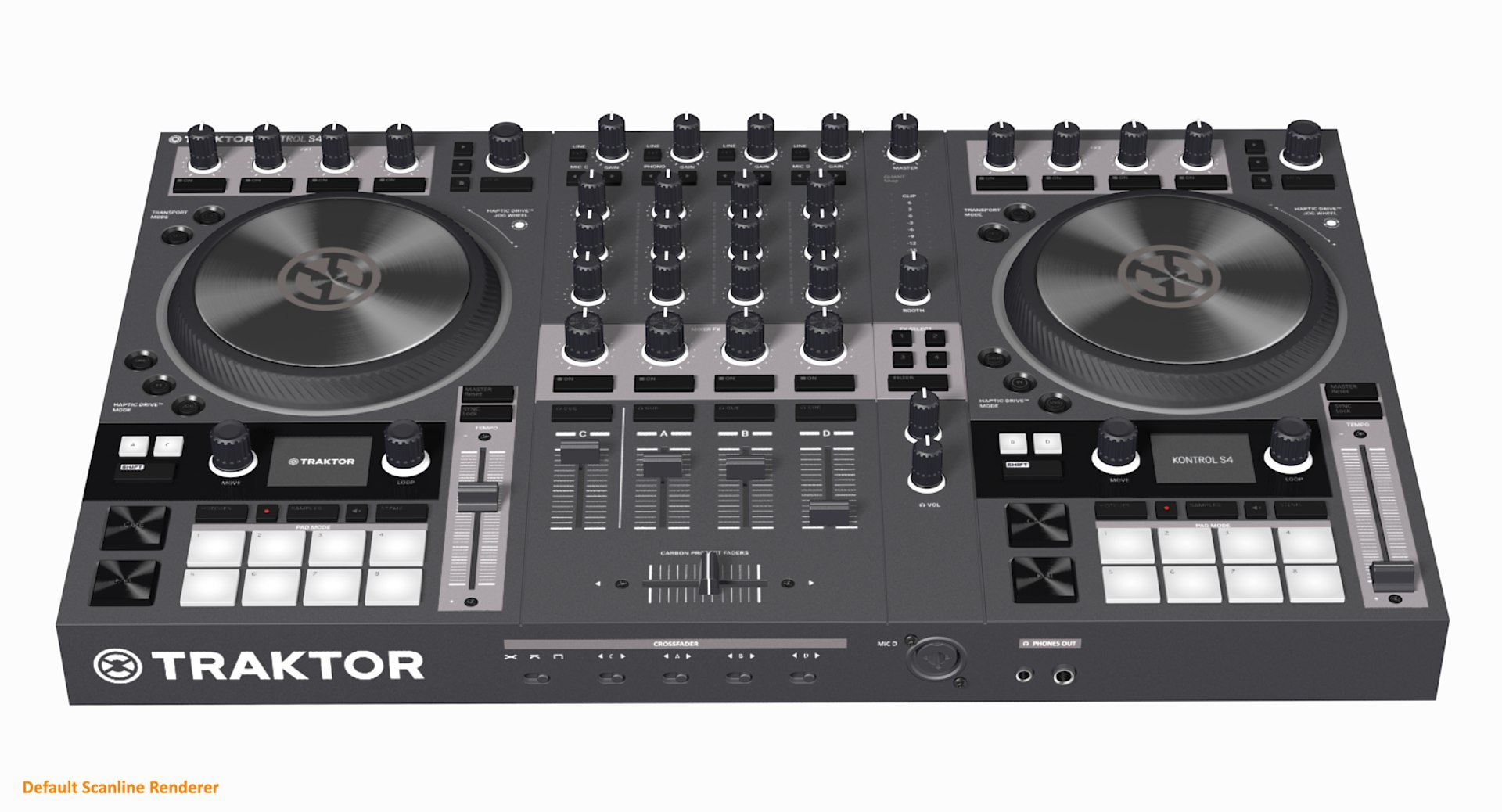 3D Native Instruments Traktor S4 - TurboSquid 1427186