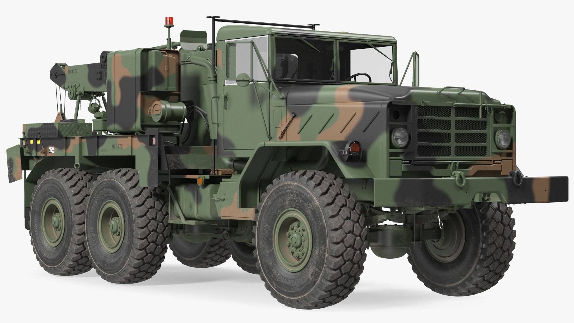 M939 Military Wrecker Green 3D - TurboSquid 1740657