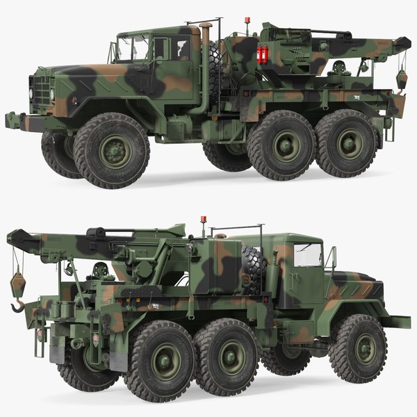 M939 Military Wrecker Green 3D - TurboSquid 1740657