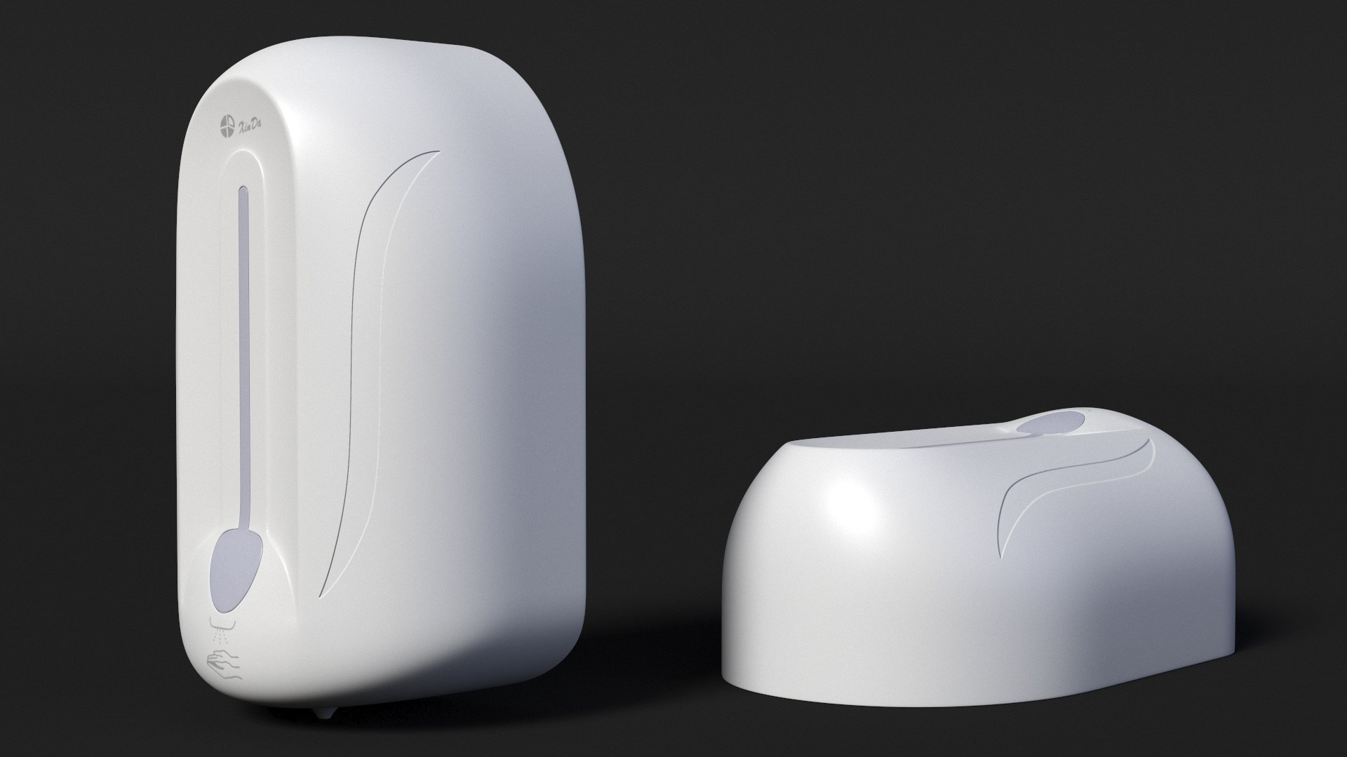 3D Touch Free Dispenser Model - TurboSquid 2133271