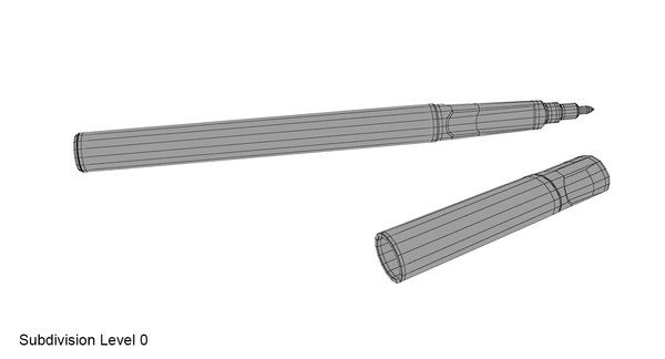 3D model felt tip pen - TurboSquid 1340379