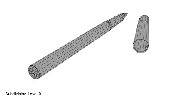3D model felt tip pen - TurboSquid 1340379
