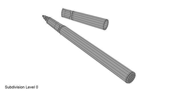 3D model felt tip pen - TurboSquid 1340379