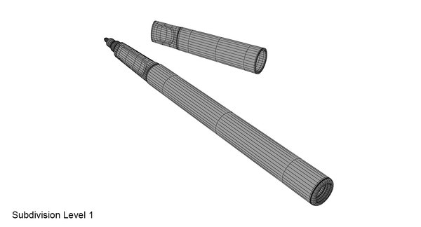 3D model felt tip pen - TurboSquid 1340379