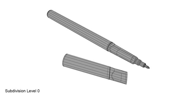 3D model felt tip pen - TurboSquid 1340379