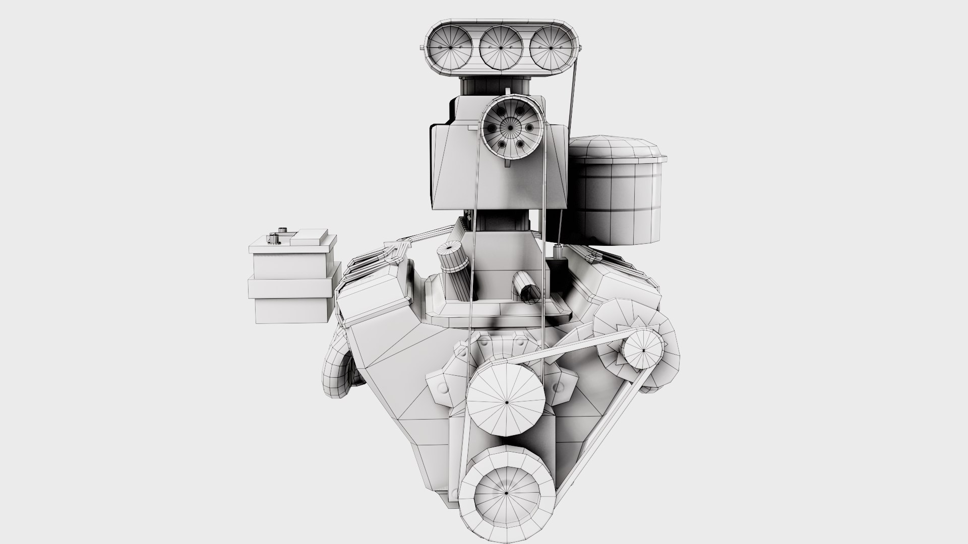 Vintage Car Engine V8 Turbocharged Vehicle Part Da1 3D Model ...