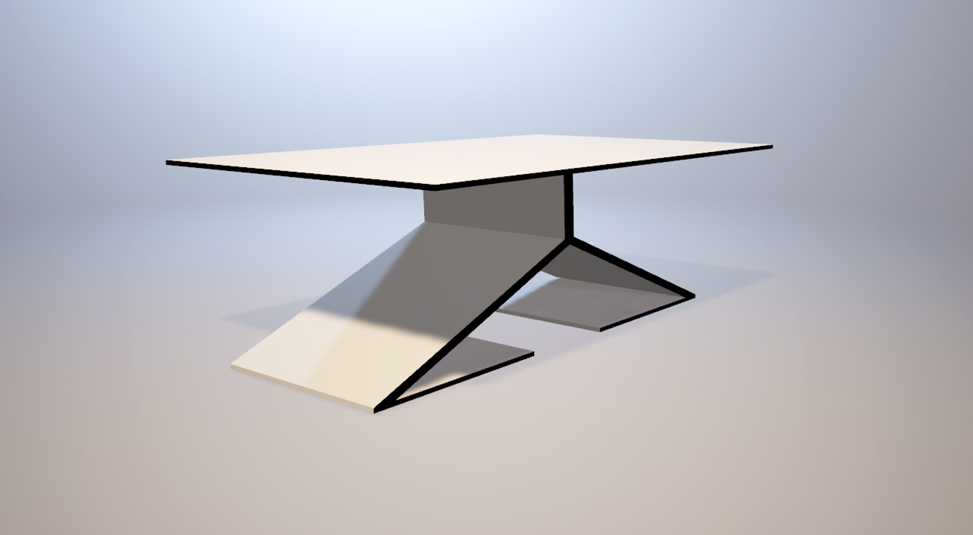 3D Modern Table Set Model - TurboSquid 1263518