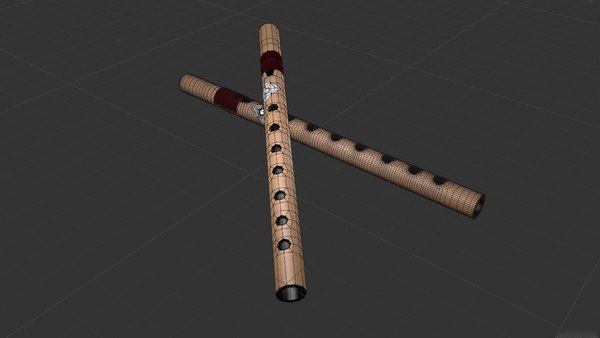 modelo 3d Myanmar Burmese Flute - TurboSquid 1970530