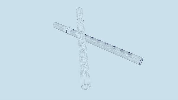 modelo 3d Myanmar Burmese Flute - TurboSquid 1970530