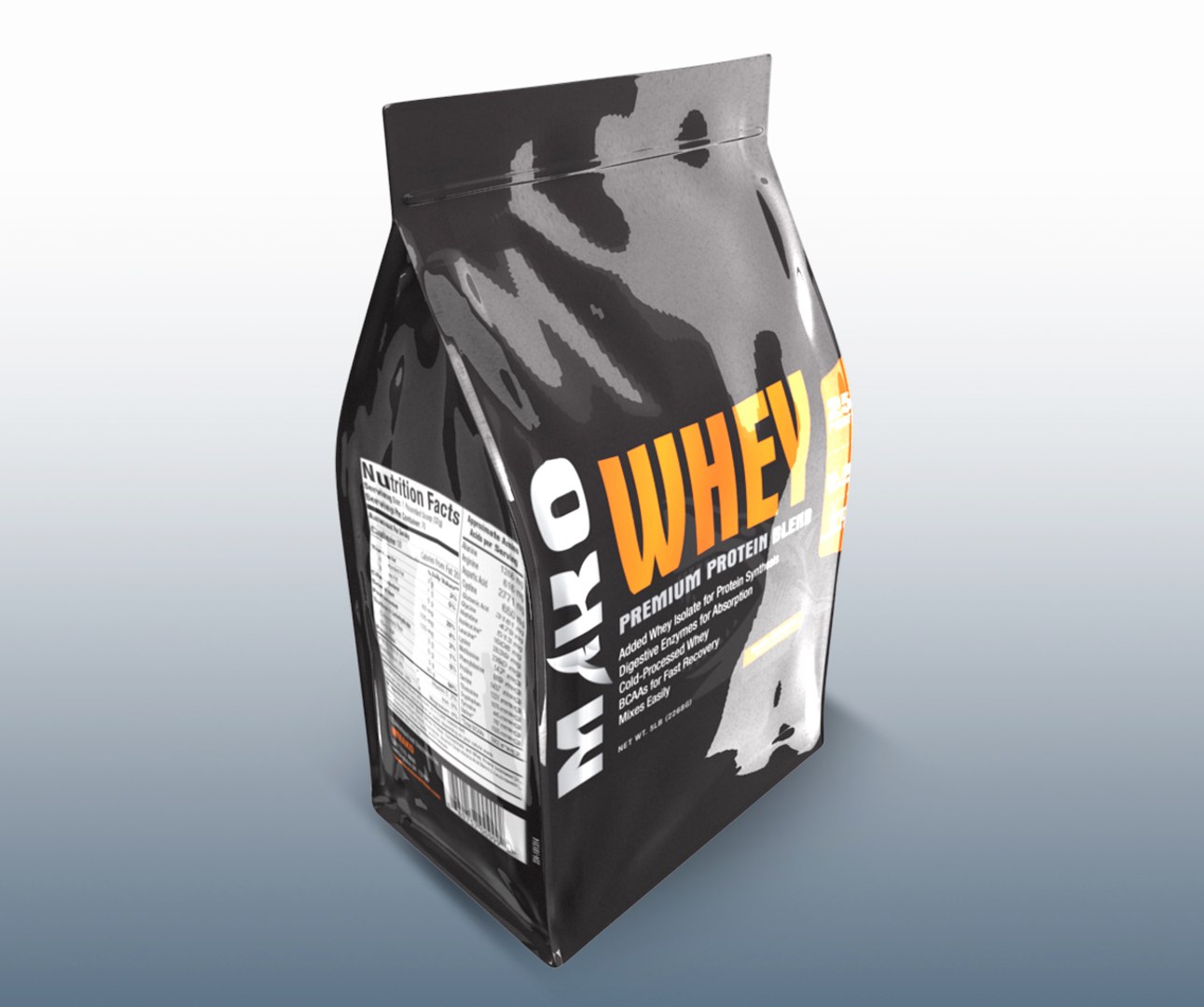 3D Model Protein Bag - TurboSquid 1196267