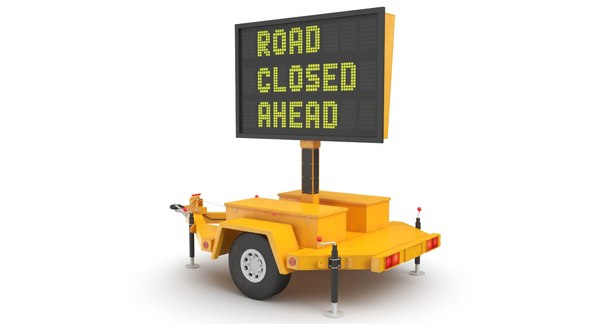Construction equipment sign 3D - TurboSquid 1381789