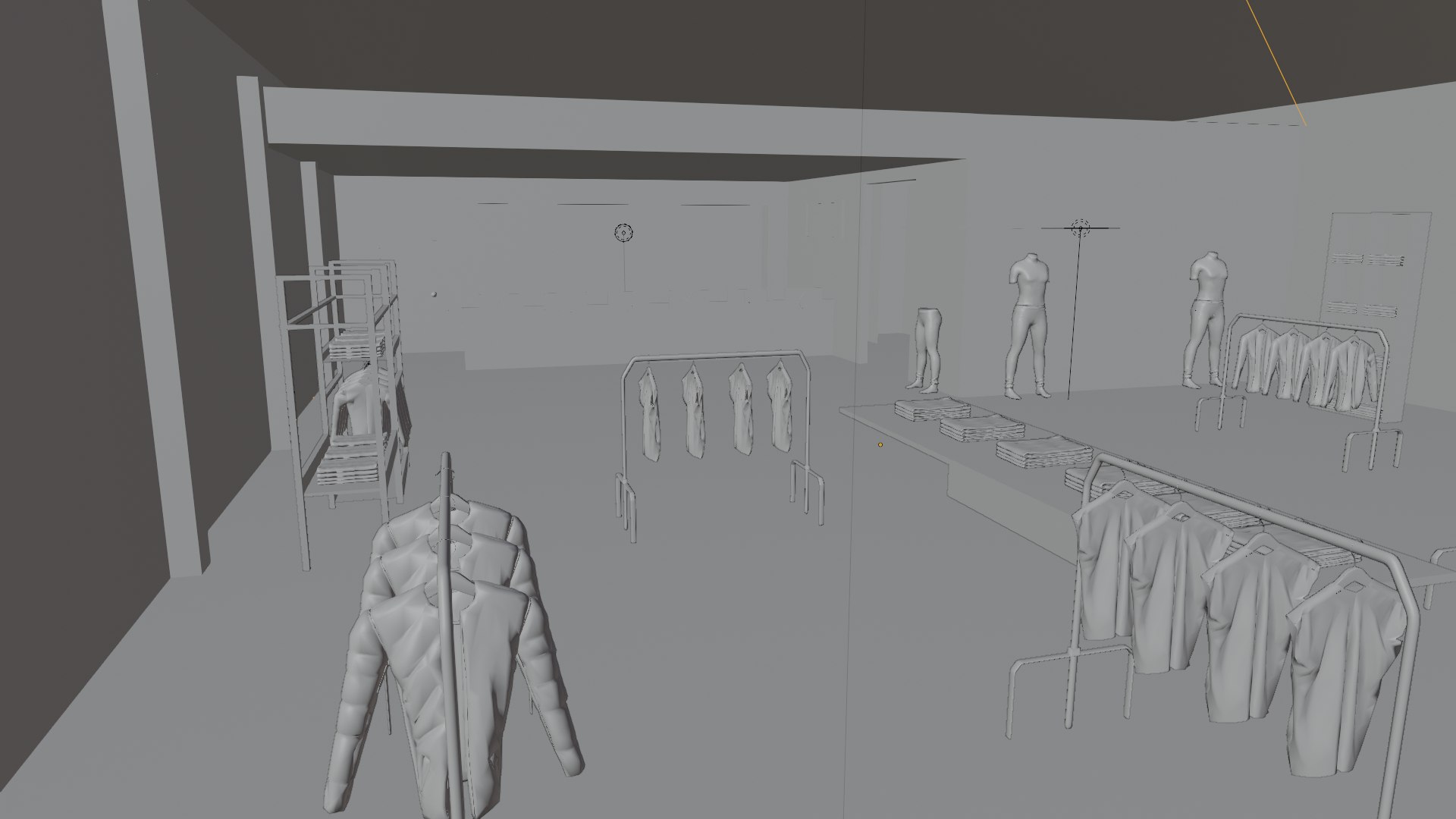 Clothing Store interior 3D model - TurboSquid 1924111