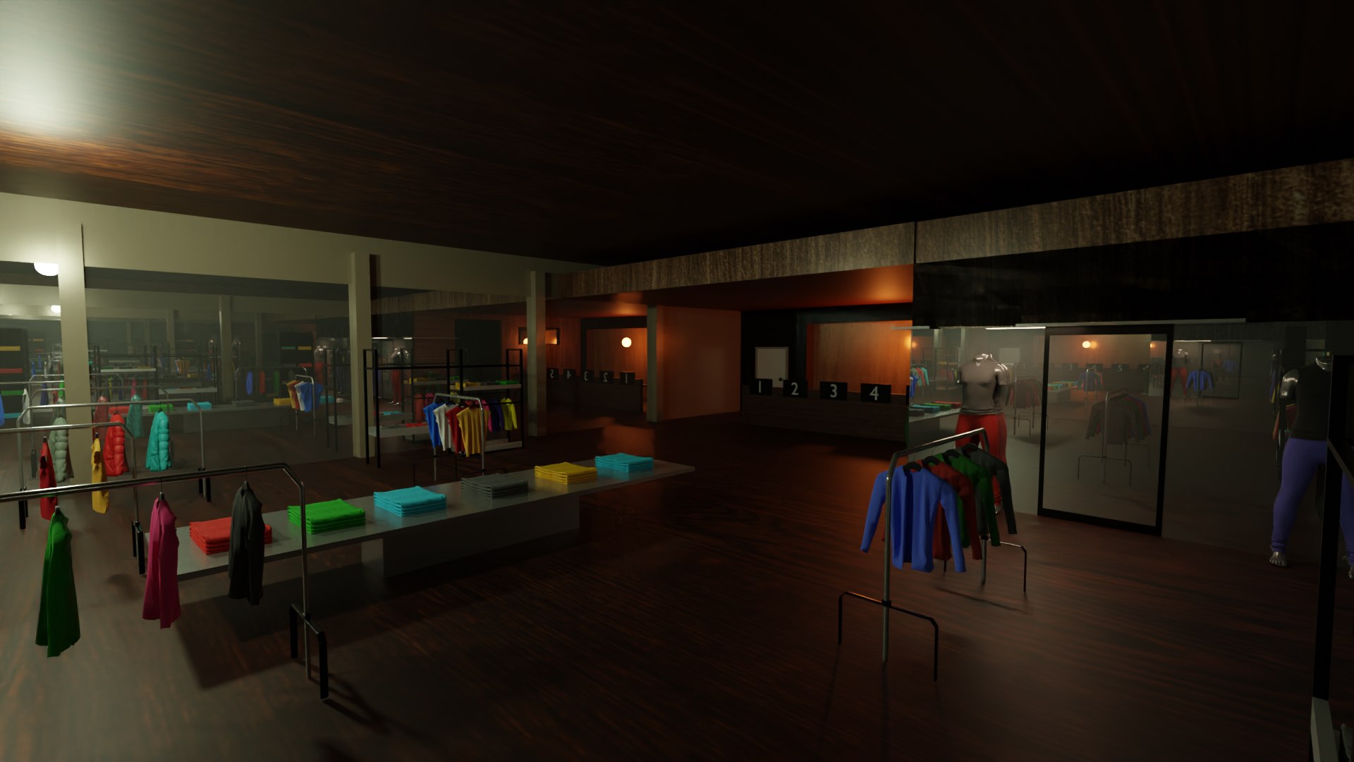 Clothing Store interior 3D model - TurboSquid 1924111
