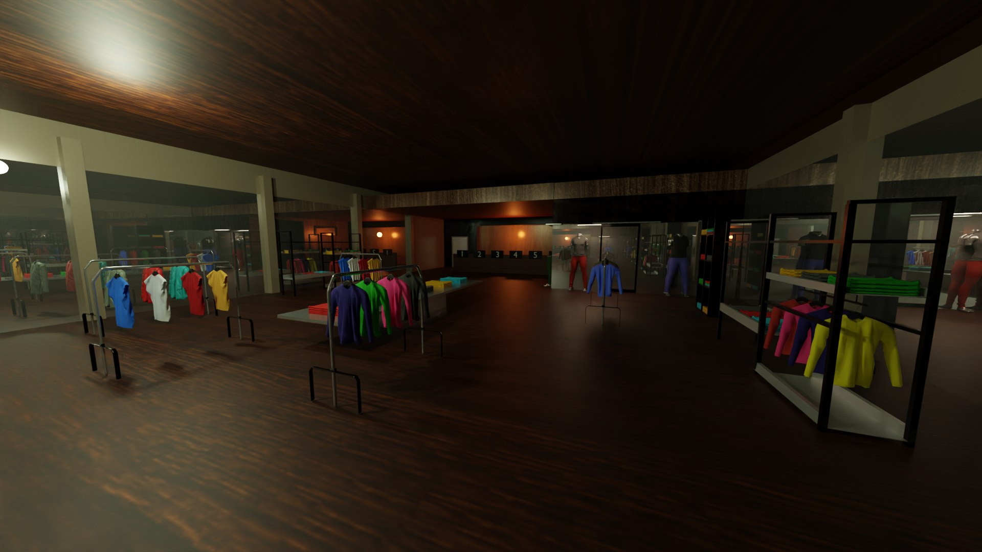 Clothing Store interior 3D model - TurboSquid 1924111