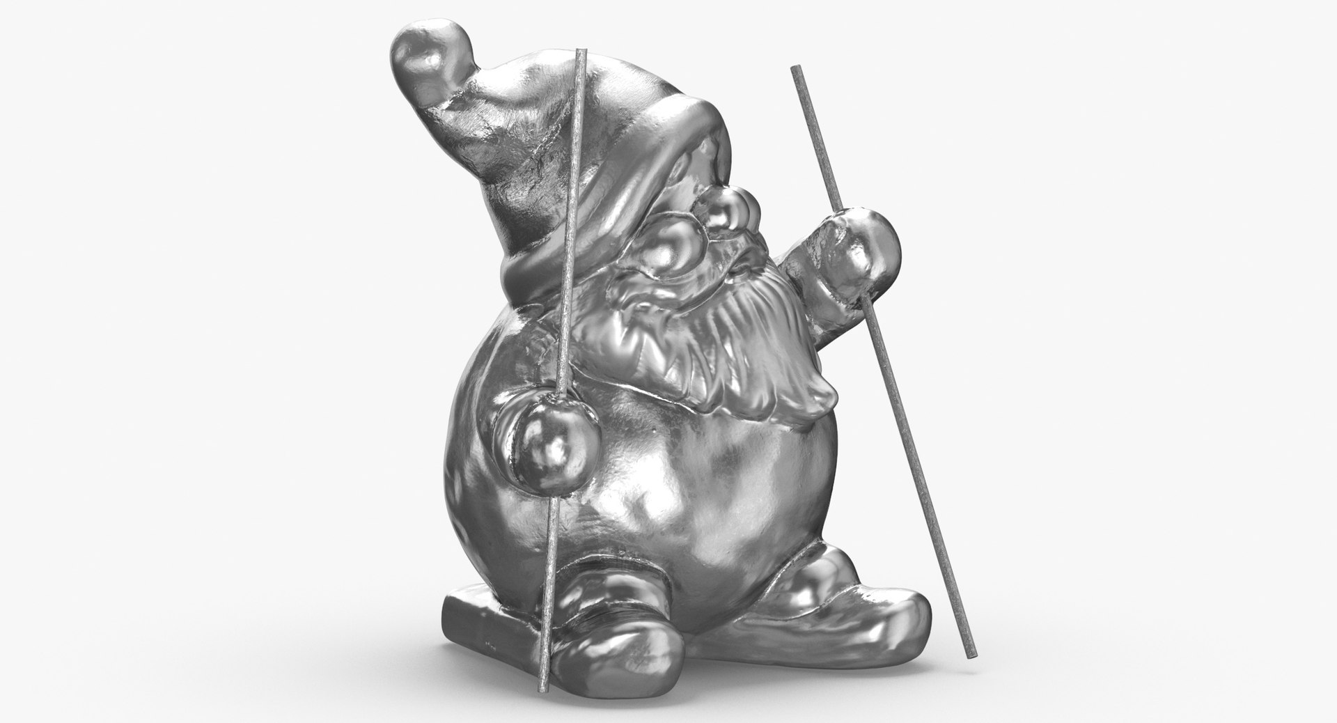 3D Model Santa Claus Statue Decoration - TurboSquid 1496285