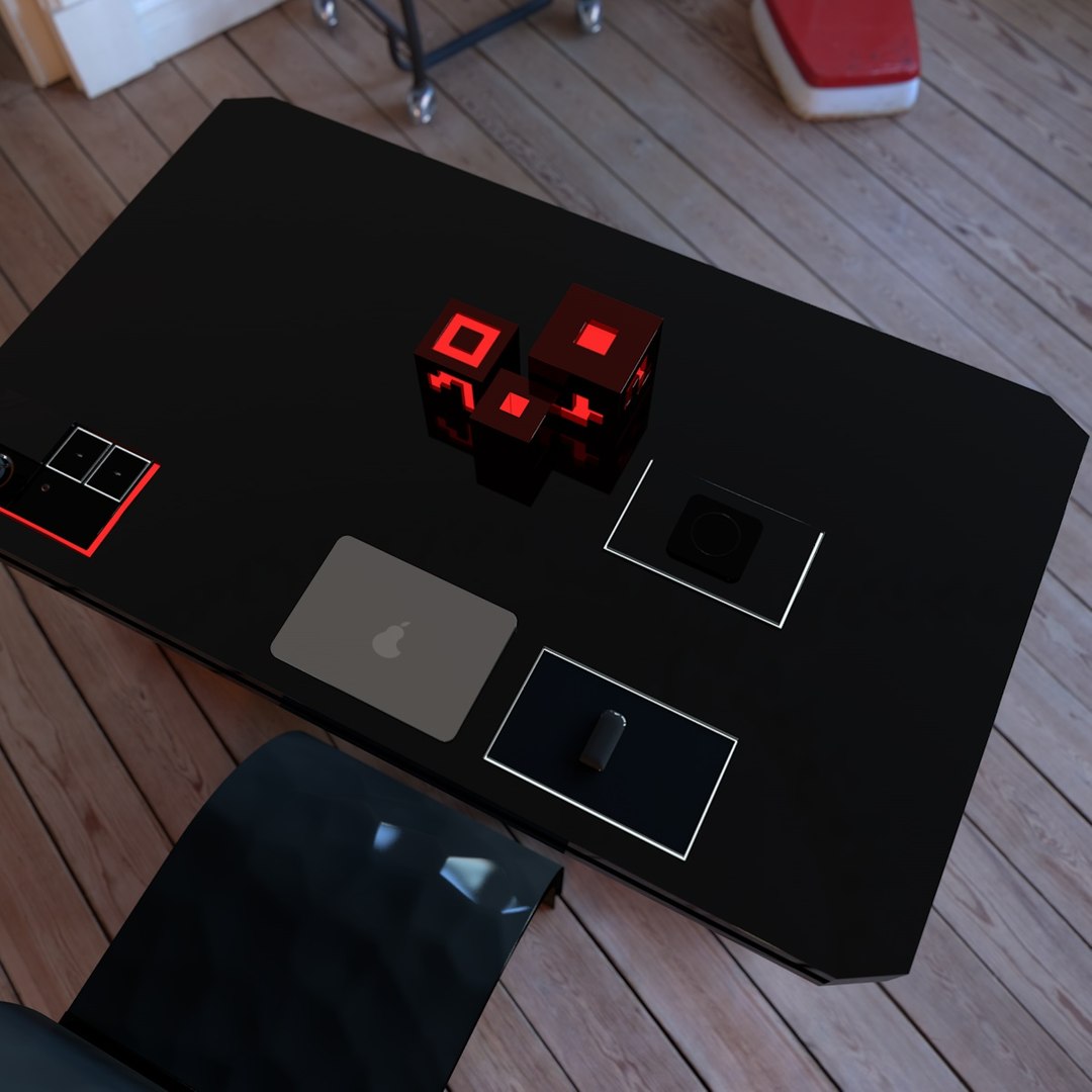 Desktop high-tech lamps 3D model - TurboSquid 1445073