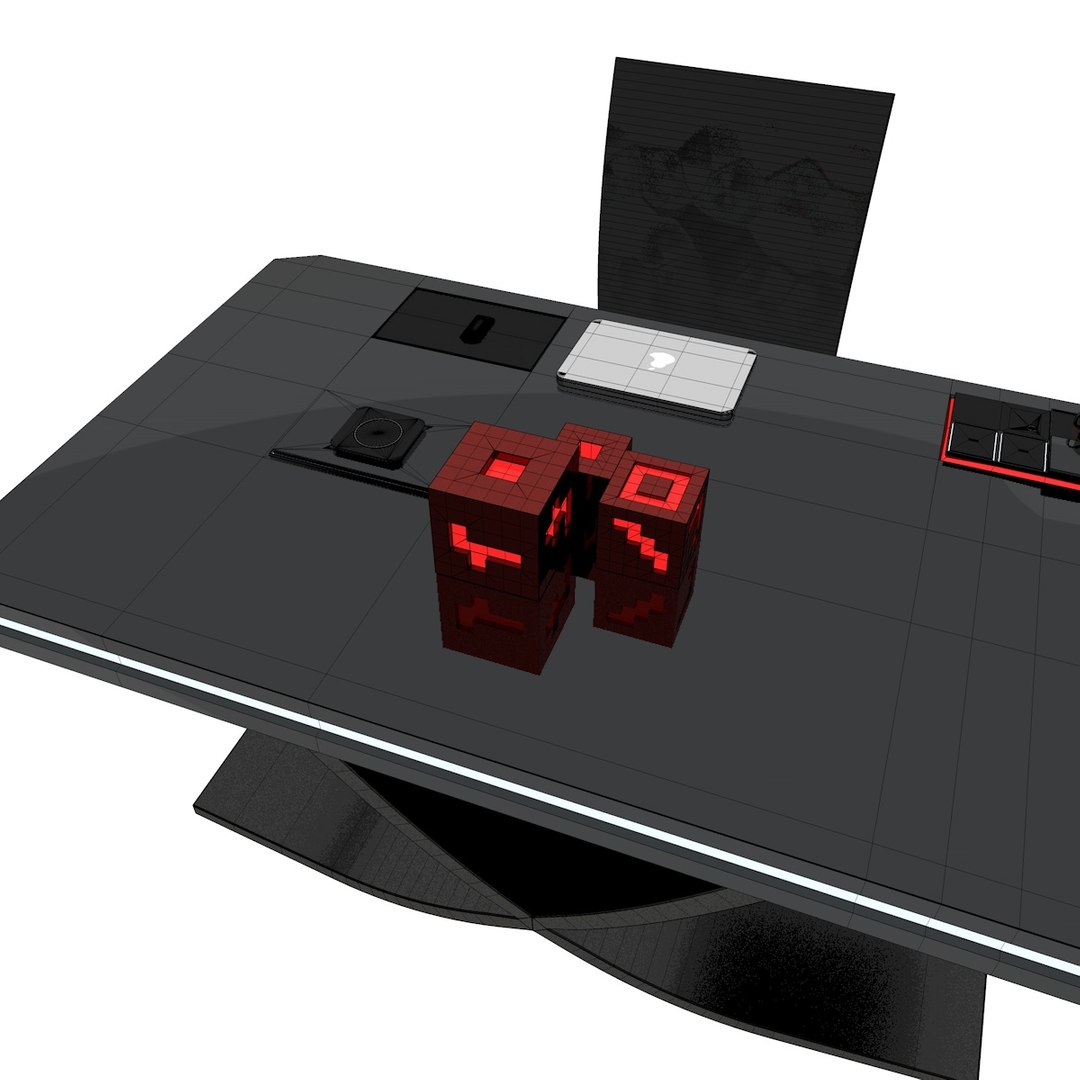 Desktop high-tech lamps 3D model - TurboSquid 1445073