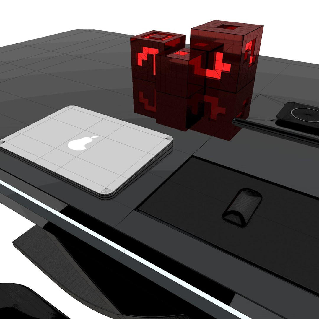 Desktop high-tech lamps 3D model - TurboSquid 1445073