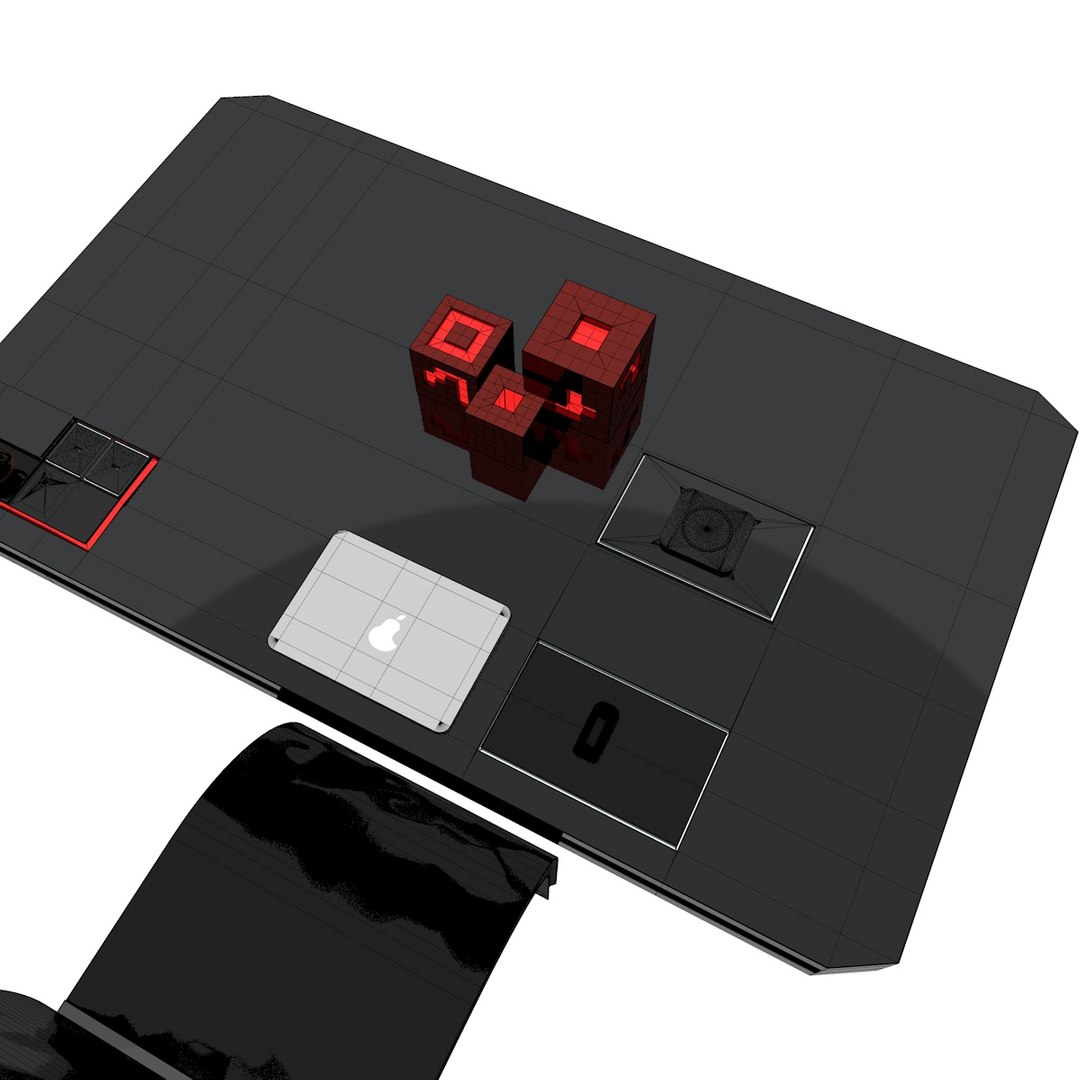 Desktop high-tech lamps 3D model - TurboSquid 1445073