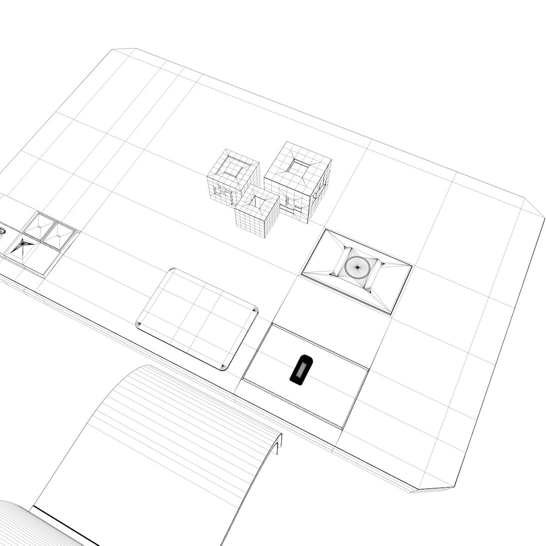 Desktop high-tech lamps 3D model - TurboSquid 1445073