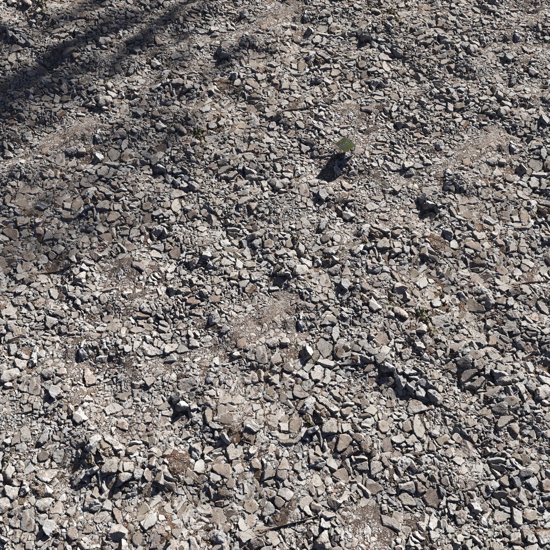 3D A Surface Made Of Concrete Fragments - TurboSquid 1914948