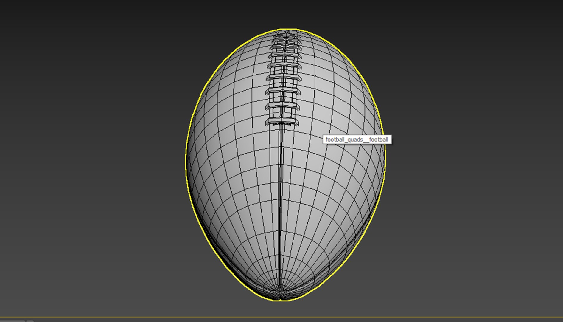 3D Model Rugby Ball - TurboSquid 1467093