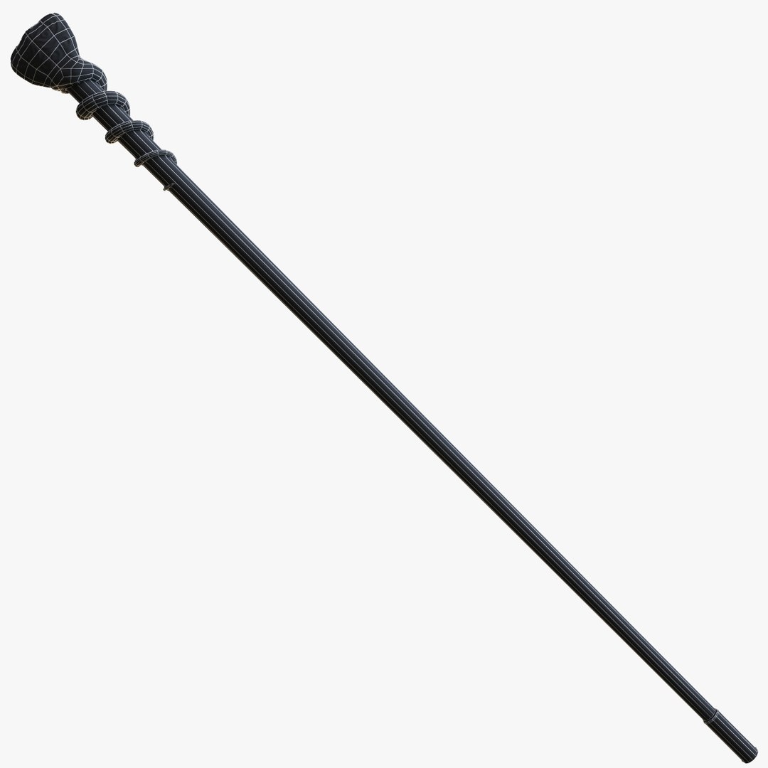 3d Max Fantasy Staff Snake