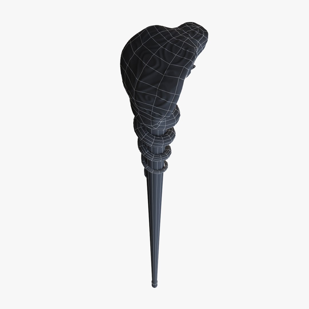 3d Max Fantasy Staff Snake