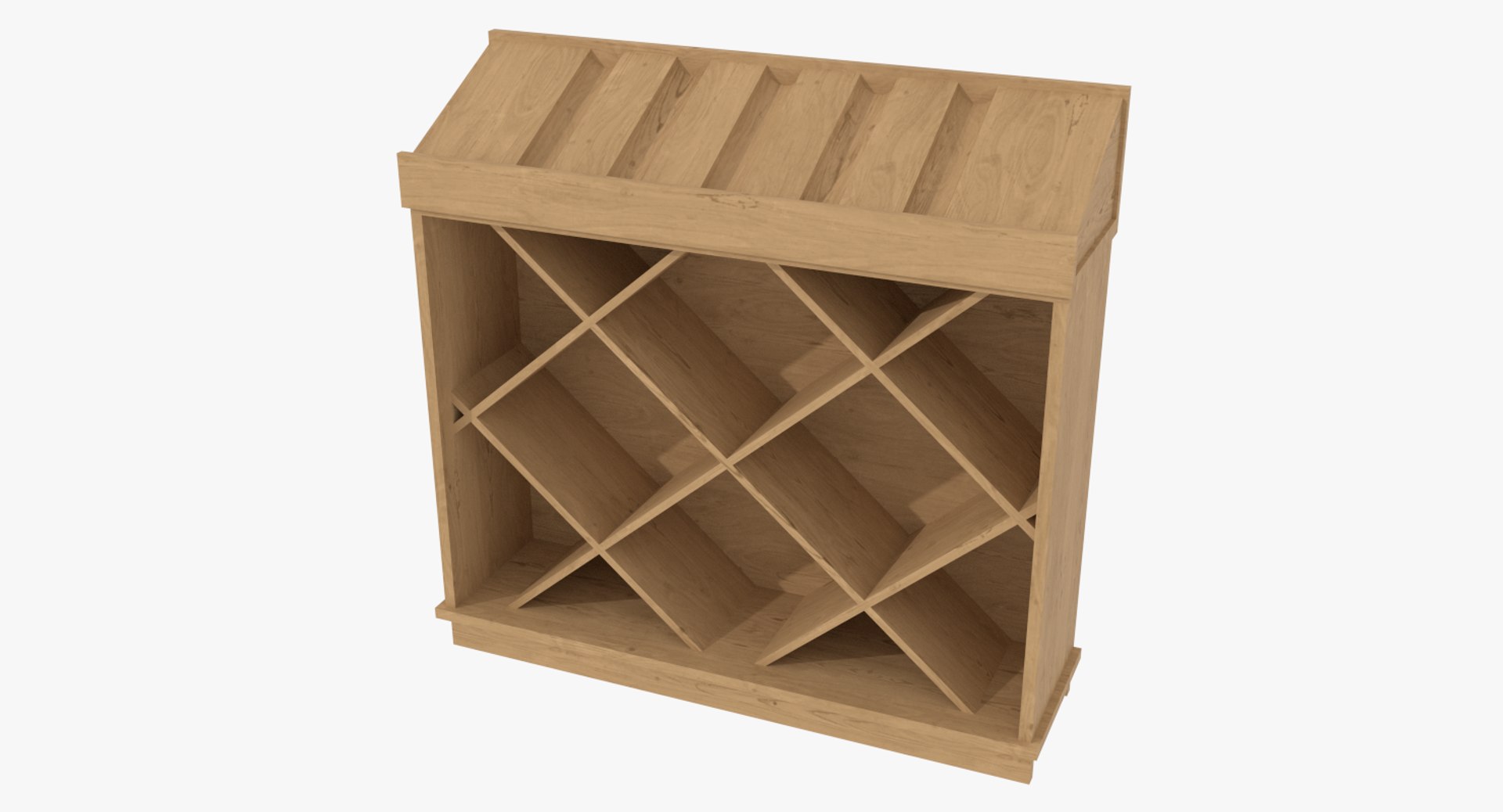 wine display cabinet 3d 3ds