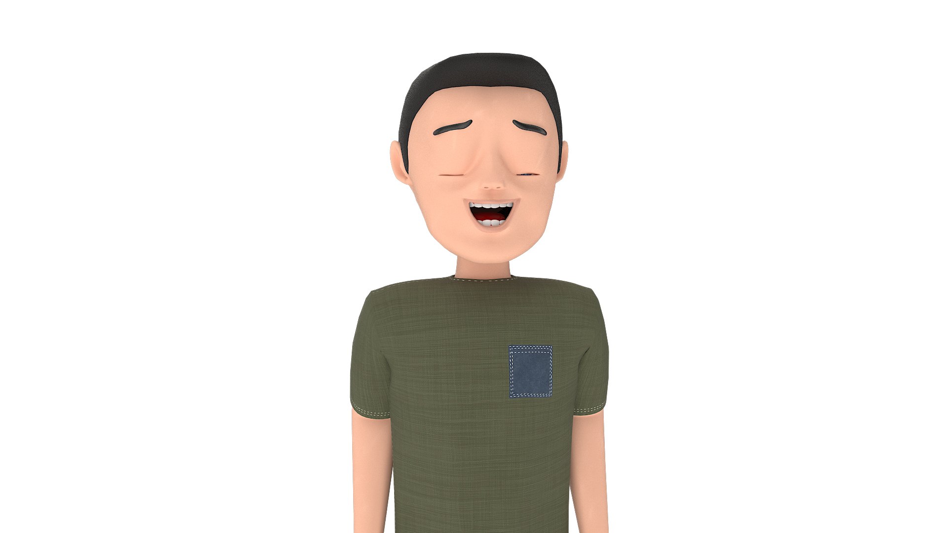 Cartoon Man Rigged Model - TurboSquid 2160761