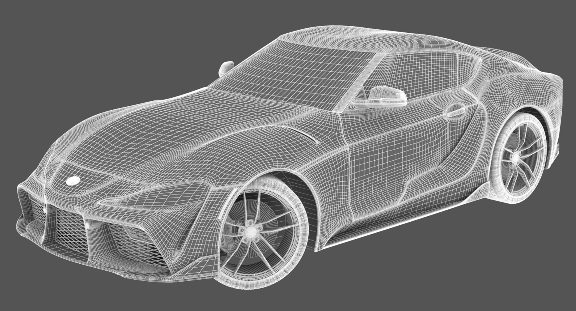 Toyota Supra 3D Model - TurboSquid 1393957