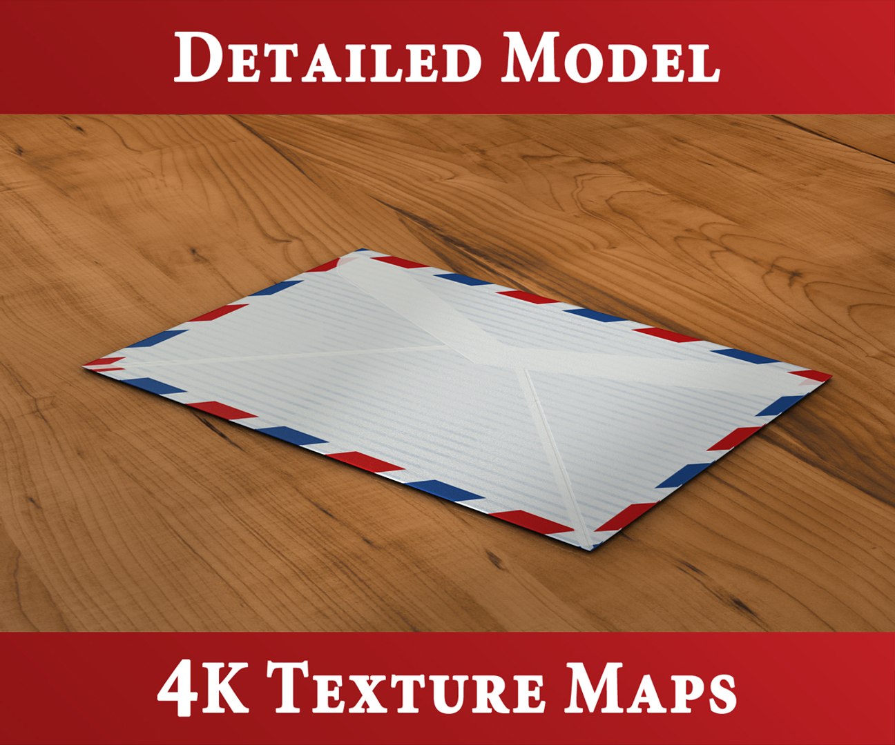 3d Envelope 4k Element