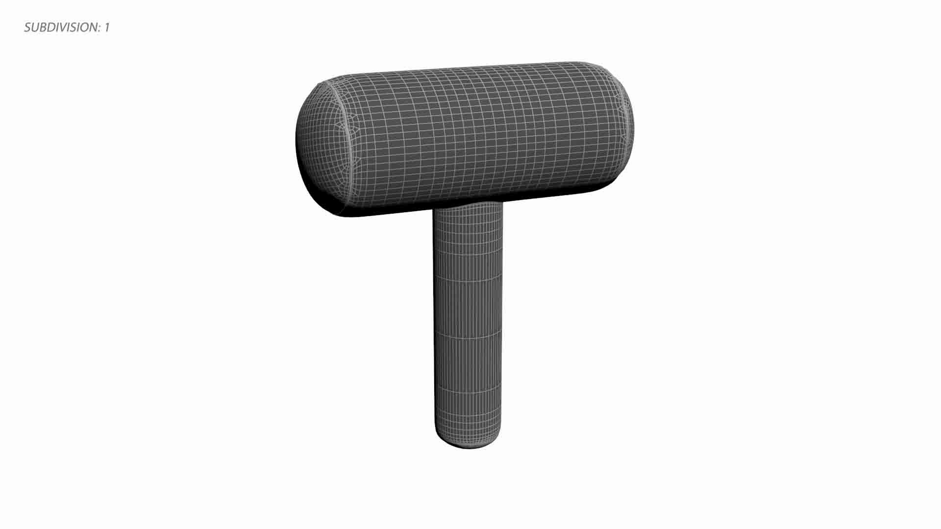 Inflate Hammer Toy 3D Model - TurboSquid 2229131