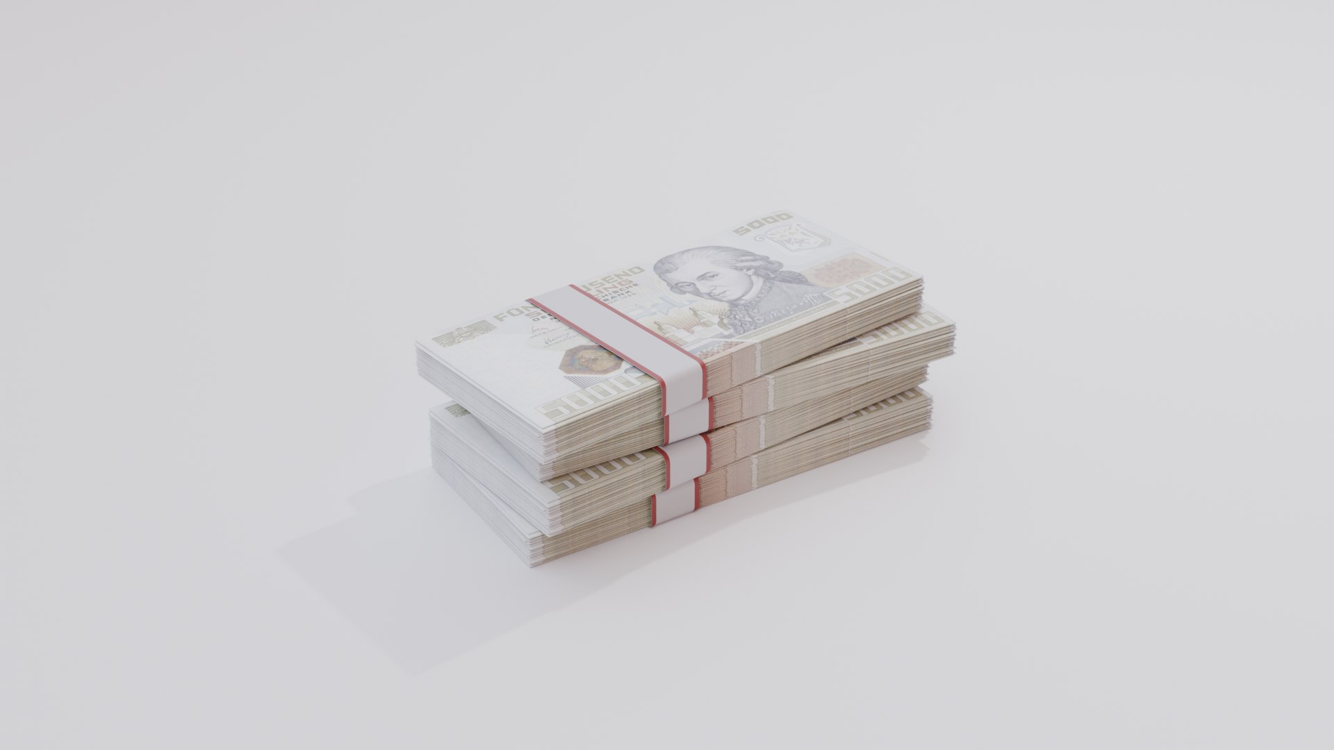 5000 Austrian Schilling Currency 3D Model - TurboSquid 2416379
