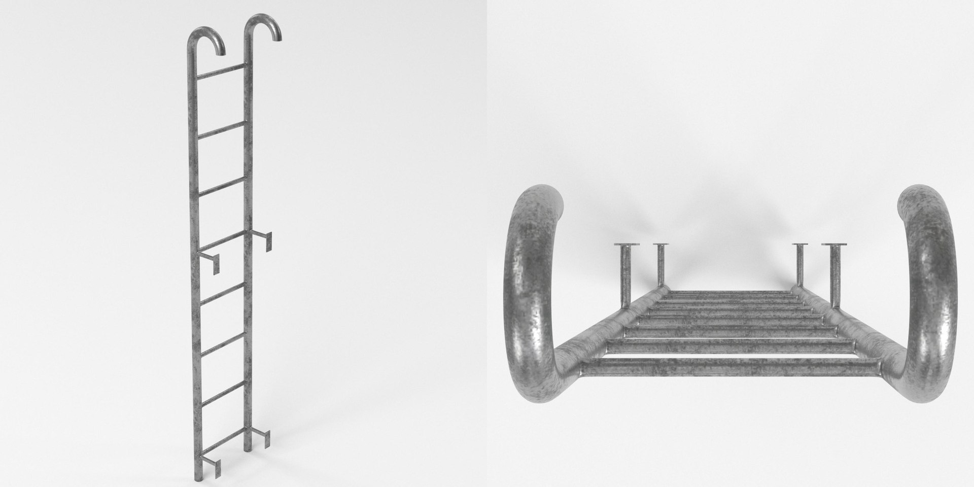 Industrial Ladder 3D - TurboSquid 2149219