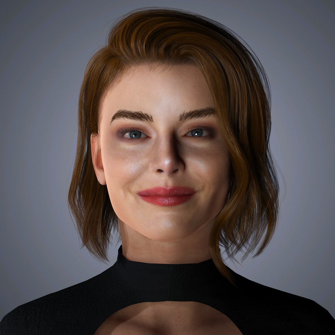 3D Emma Stone Character Model - TurboSquid 2325901