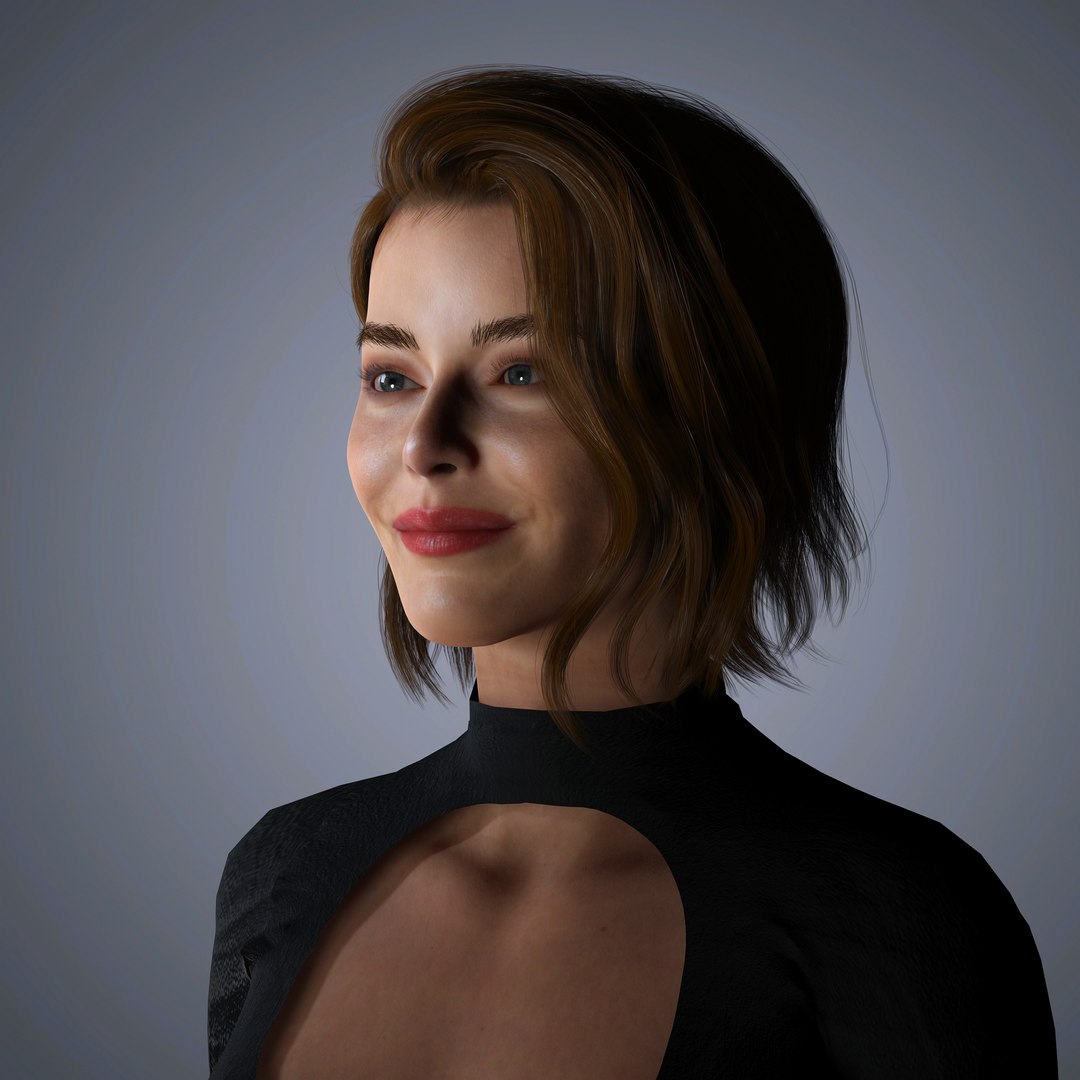 3D Emma Stone Character Model - TurboSquid 2325901