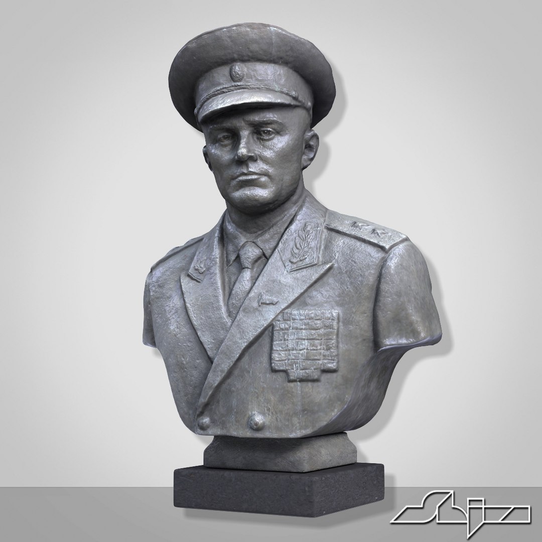 3d Soldier Bust