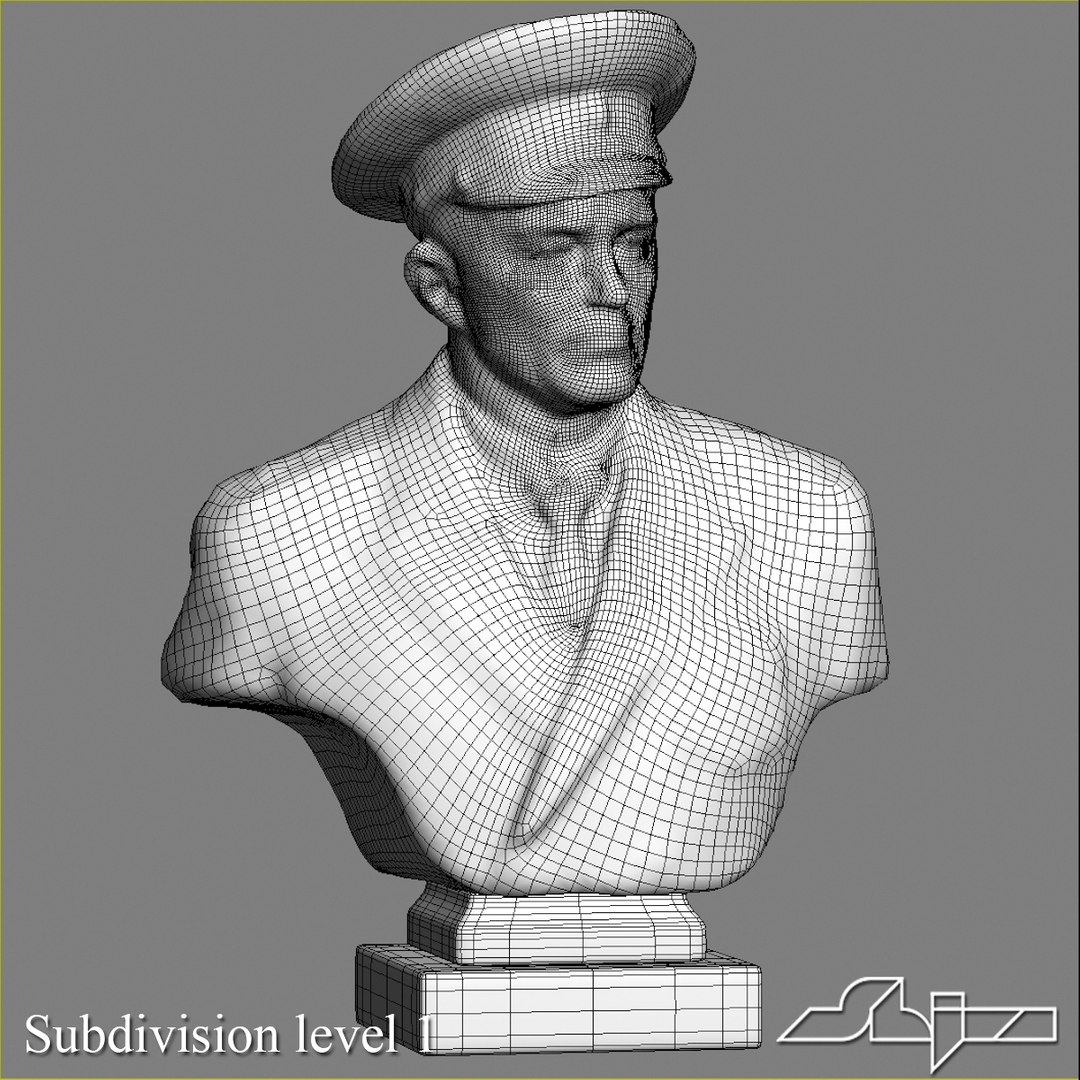 3d Soldier Bust